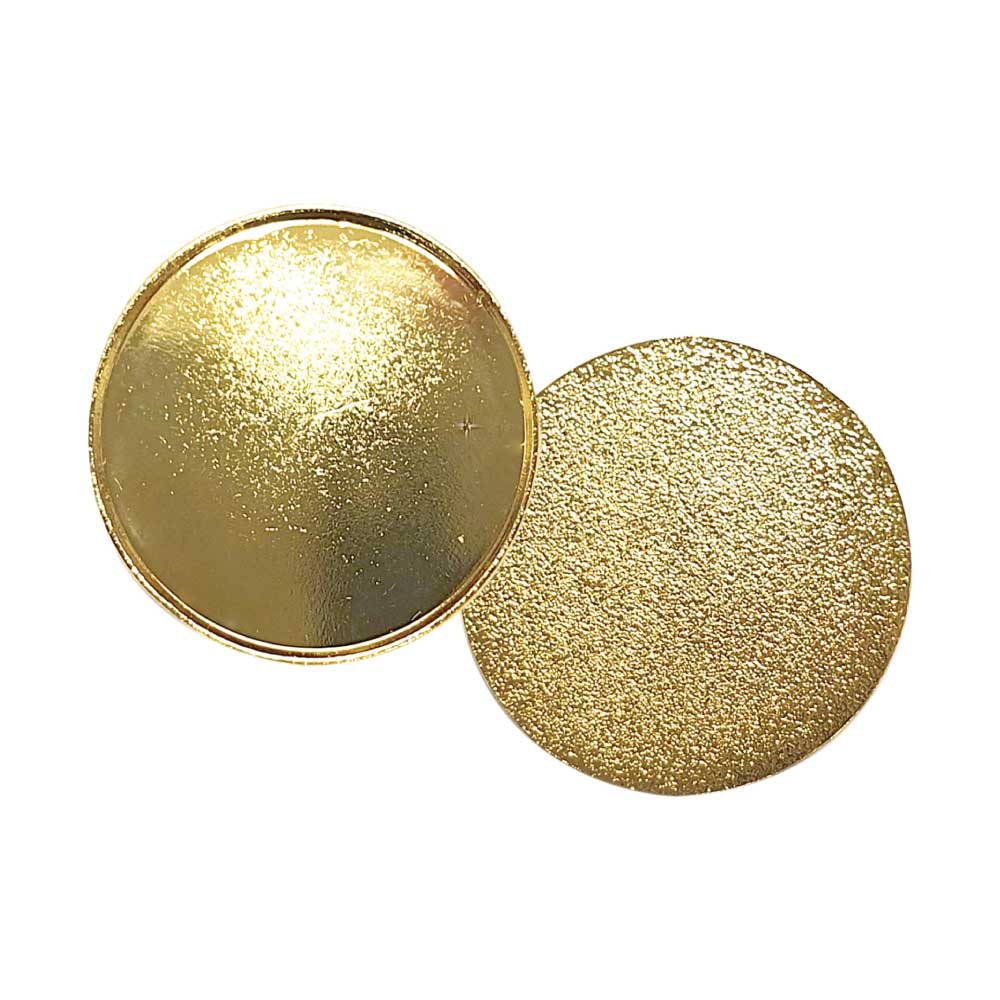 Gold Round Metal Badges | Promotional Gifts Suppliers