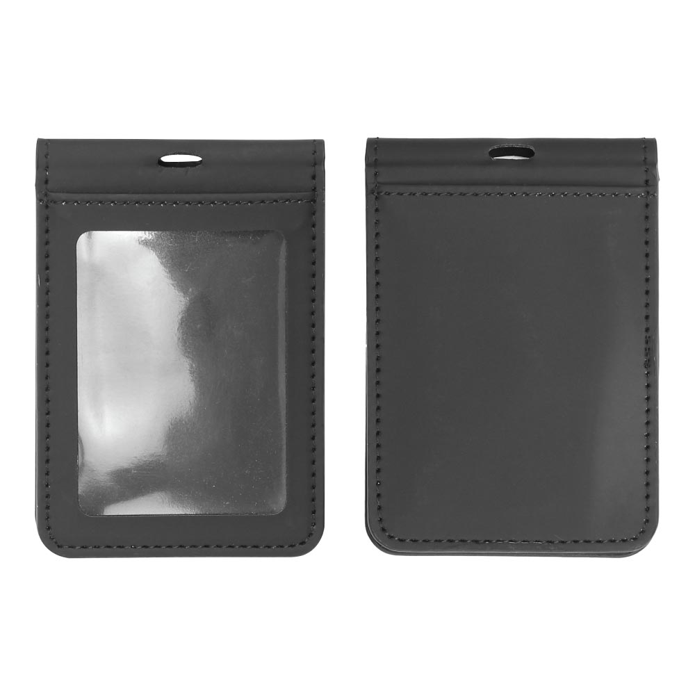 PU Leather Foldable ID Card Holder with Lace & Hook | Promotional Gifts ...