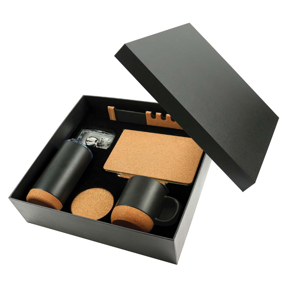 Promotional Gift Sets with Black Cardboard Gift Box | Promotional Gifts ...