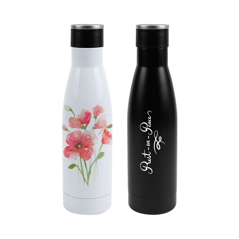 Double Wall SS Bottles, Twist-off Lid, SS Foldable Handle, 500ml ...
